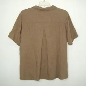 Coldwater Creek | Tops | Coldwater Creek Linen Blend Relaxed Fit ...